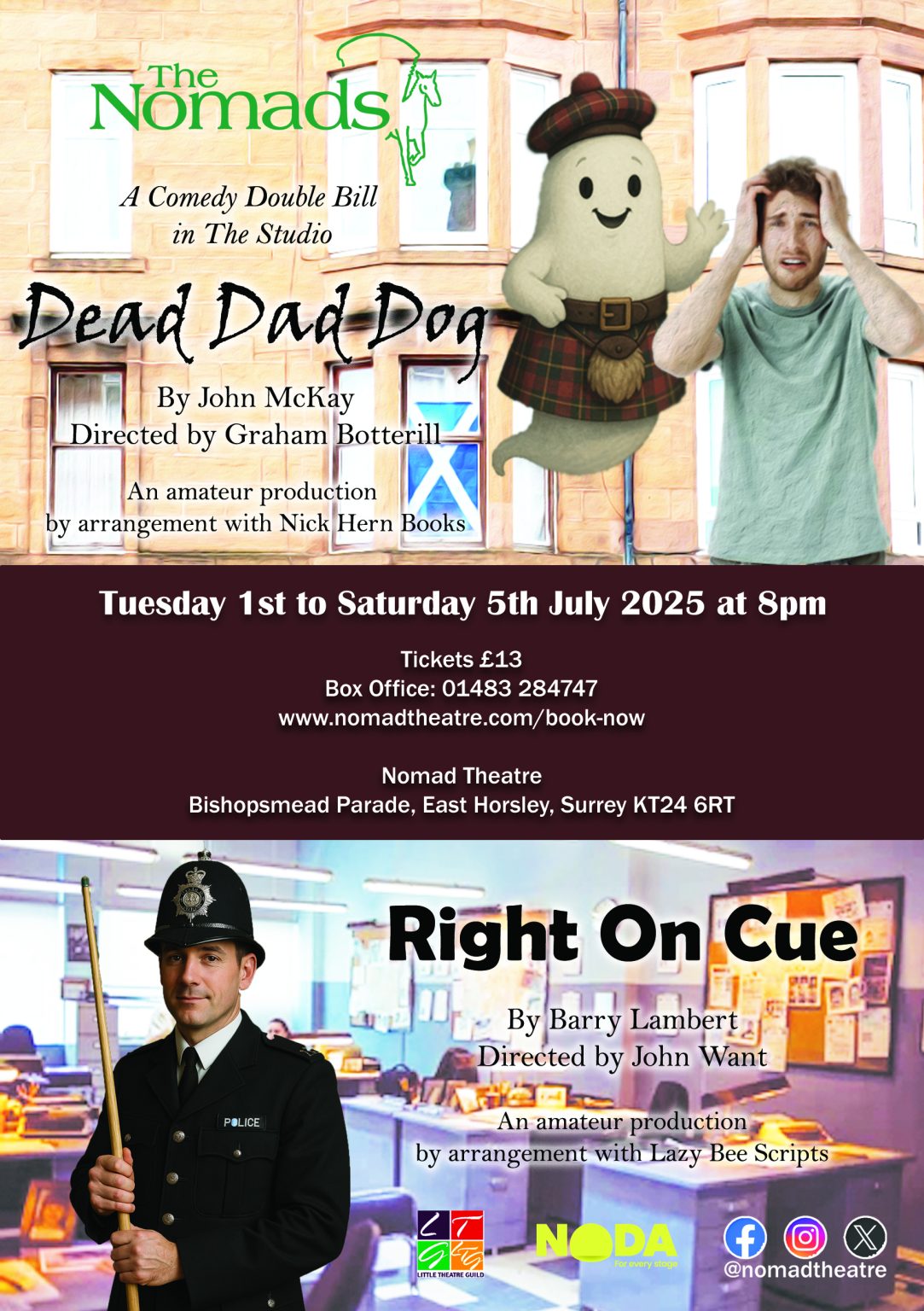 Dead Dad Dog by John McKay & Right on Cue by Barry Lambert - The Nomad ...